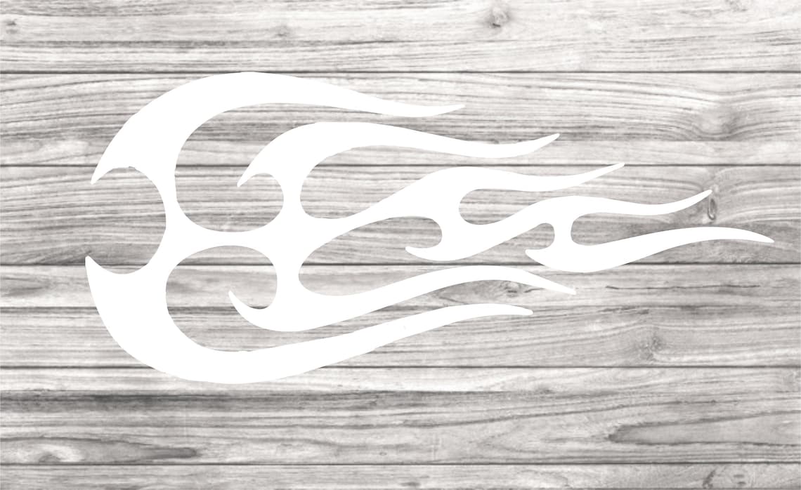 Flame Decal-flames-decal of Flames-vinyl Decal With Flames-set - Etsy