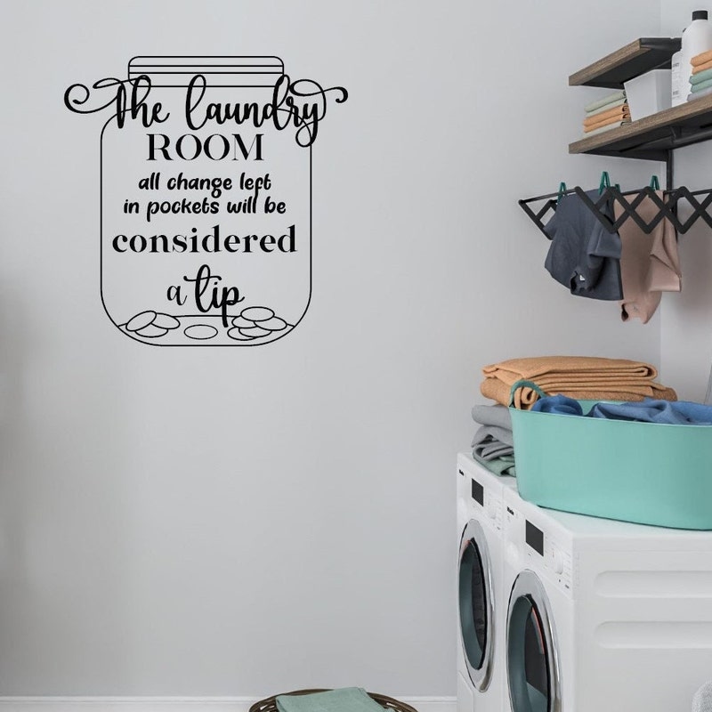 Laundry Room Wall Decal - Etsy