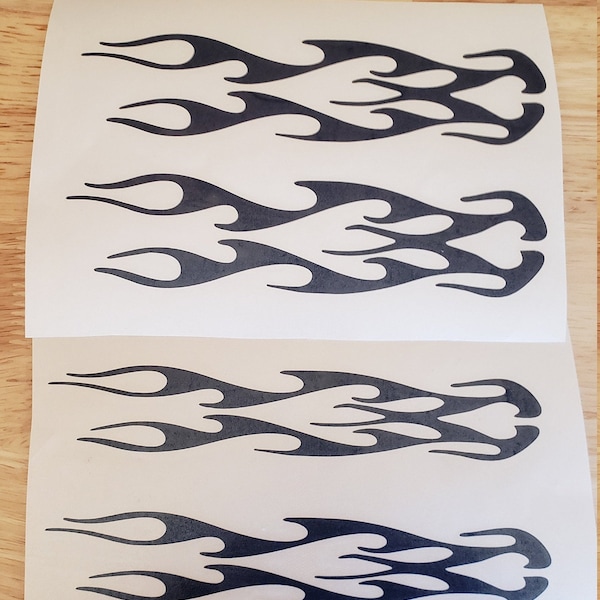 Flame Decals - Etsy