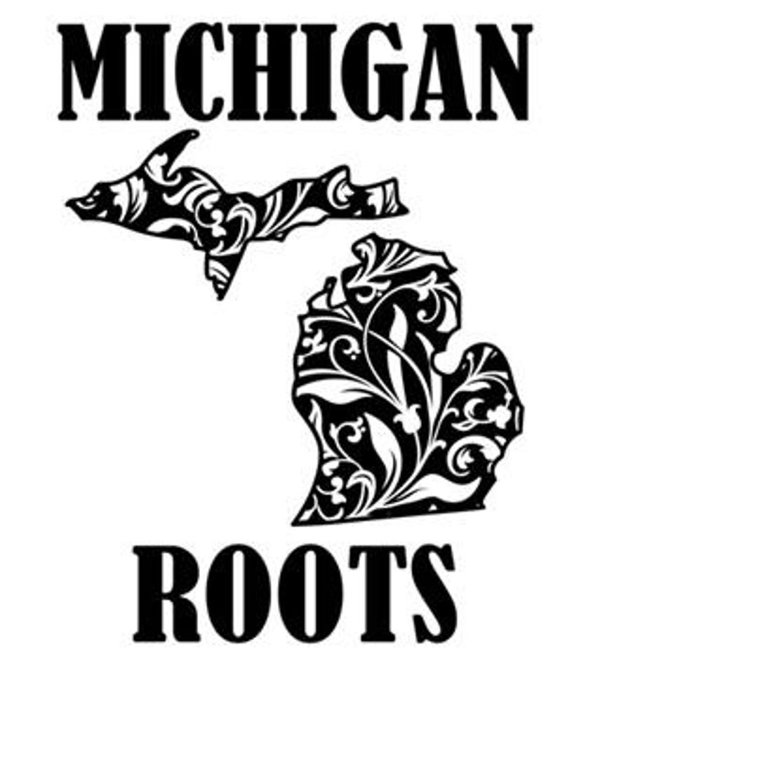 Michigan Roots PNG Design - Etsy