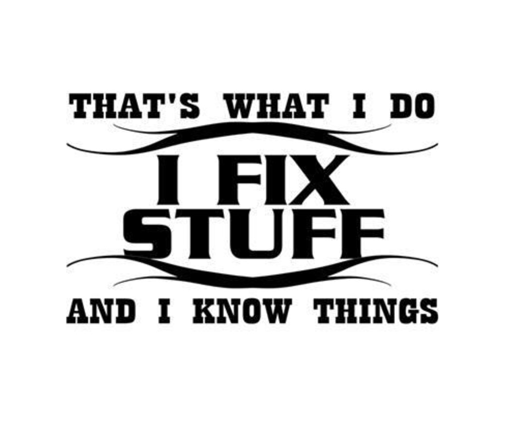 I Fix Stuff PNG Design - Etsy
