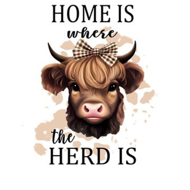 Home is Where the Herd is PNG Design - Etsy
