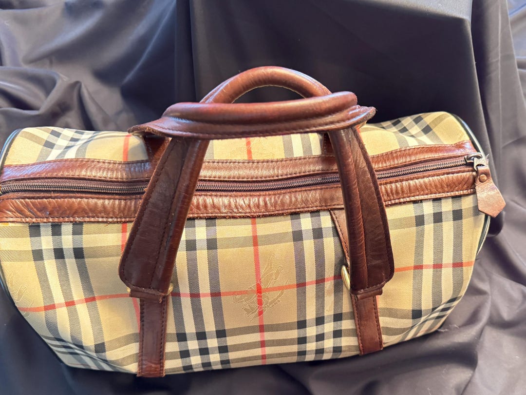 Burberry Boston Bag - Etsy