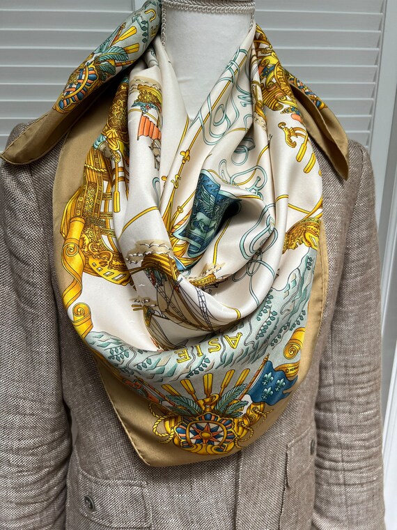 Hermes Scarf Voiles De Lumieres - Etsy