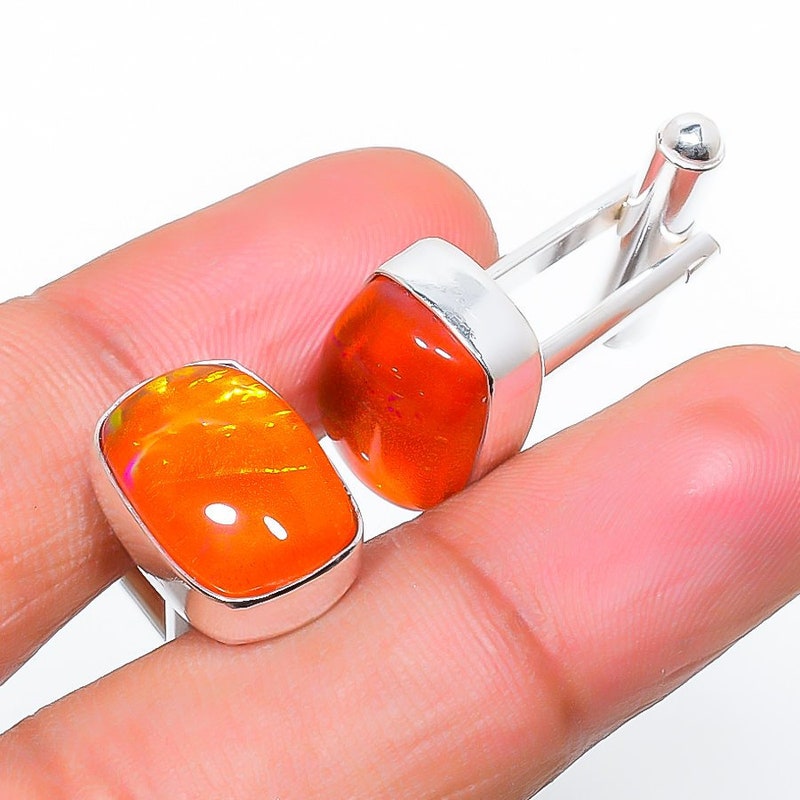 Orange Cufflinks - Etsy