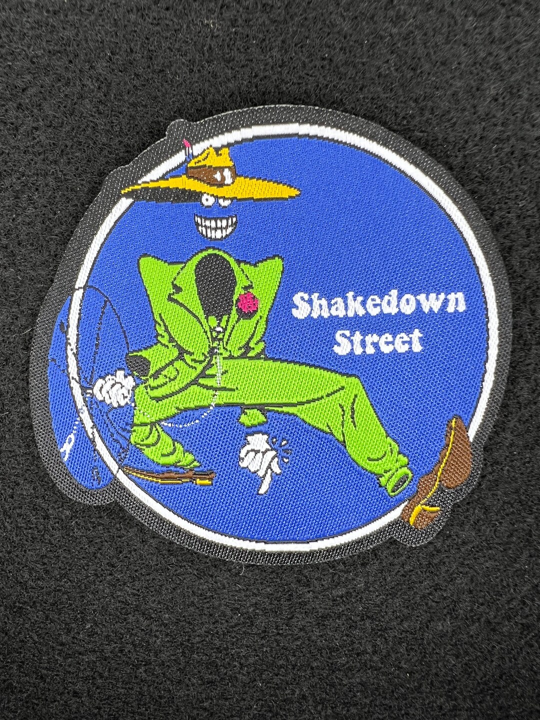 Mr Invisible Iron on Patch Bolt Lot Bear Skeleton Garcia Shakedown ...
