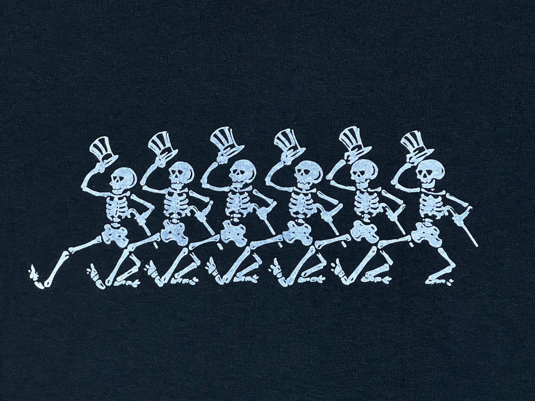 Dancing Skeletons Handmade Grateful Dead & Company Weir Garcia Phish Steal Your Face Shakedown ...
