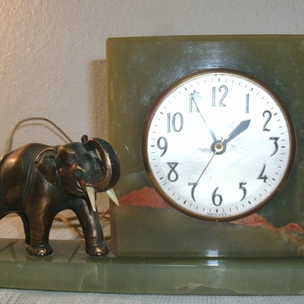 Elephant Clock - Etsy