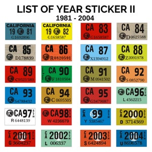 California Retro Vintage US USA License Plate Custom Embossed Alu Made ...