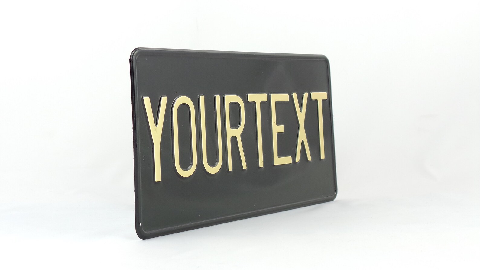 US USA License Plate Customizable Number Plate Embossed Custom | Etsy