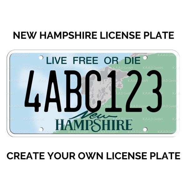 Usa License Plate - Etsy