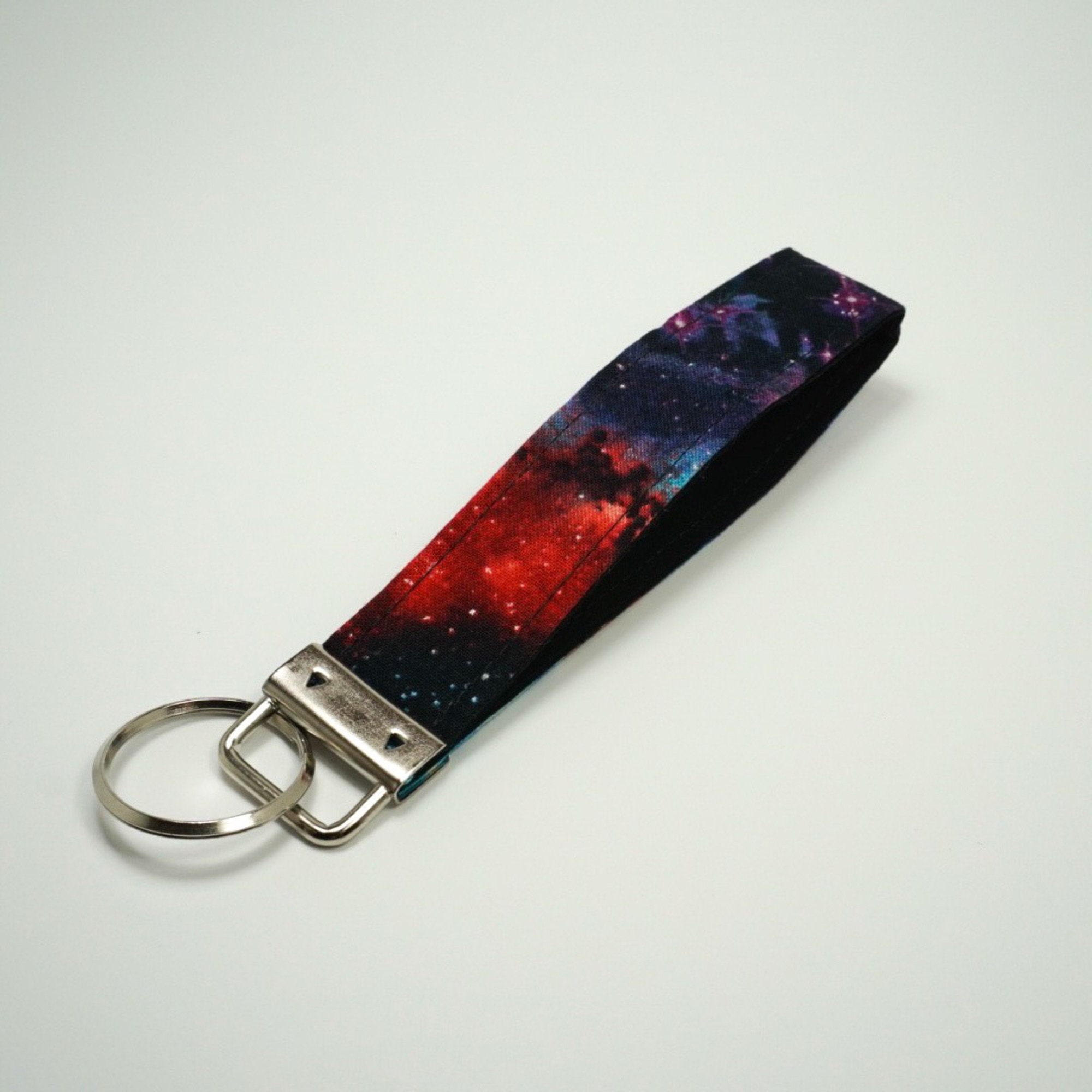 Wristlet Keychain Blue Multi-colored Galaxy Key Fob - Etsy UK