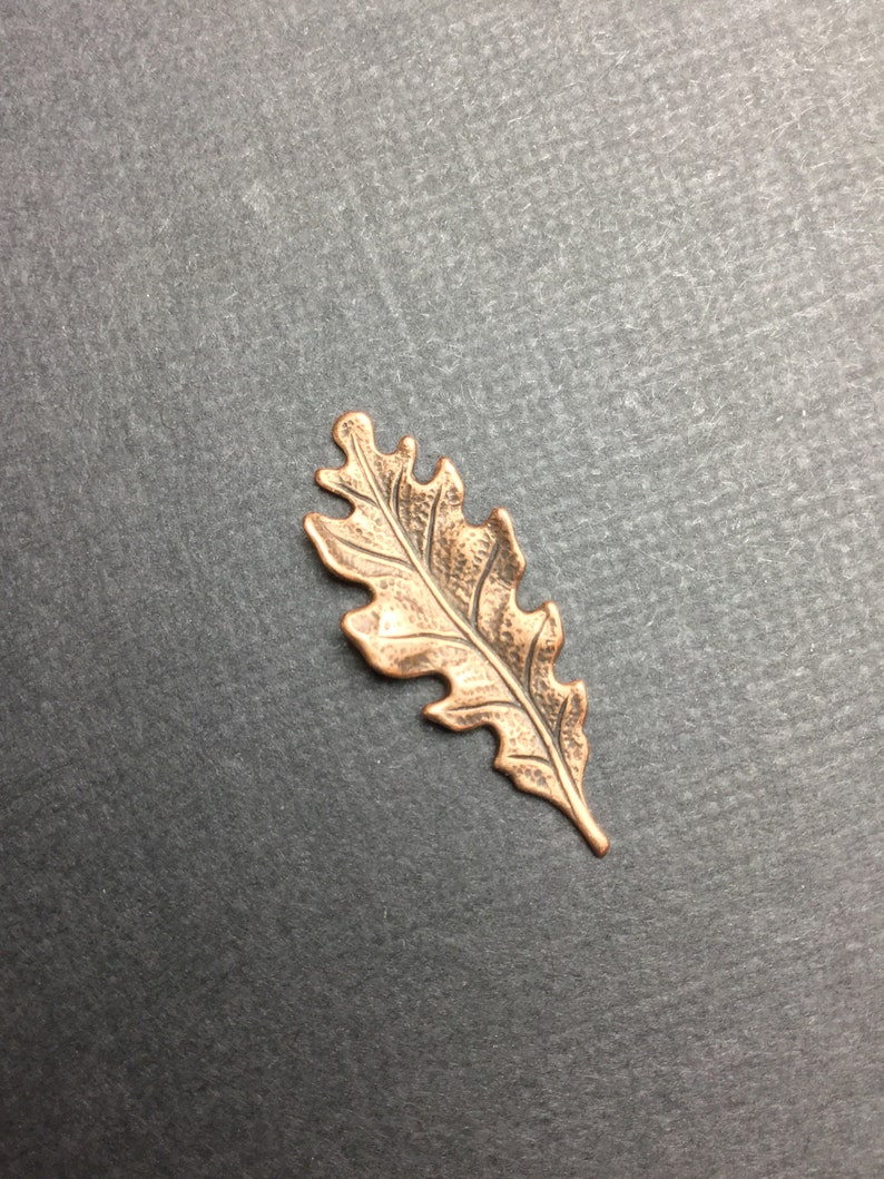 32865 - 4 Pc Lot Small Oak Leaf Jewelry Finding Copper Oxidized - Etsy