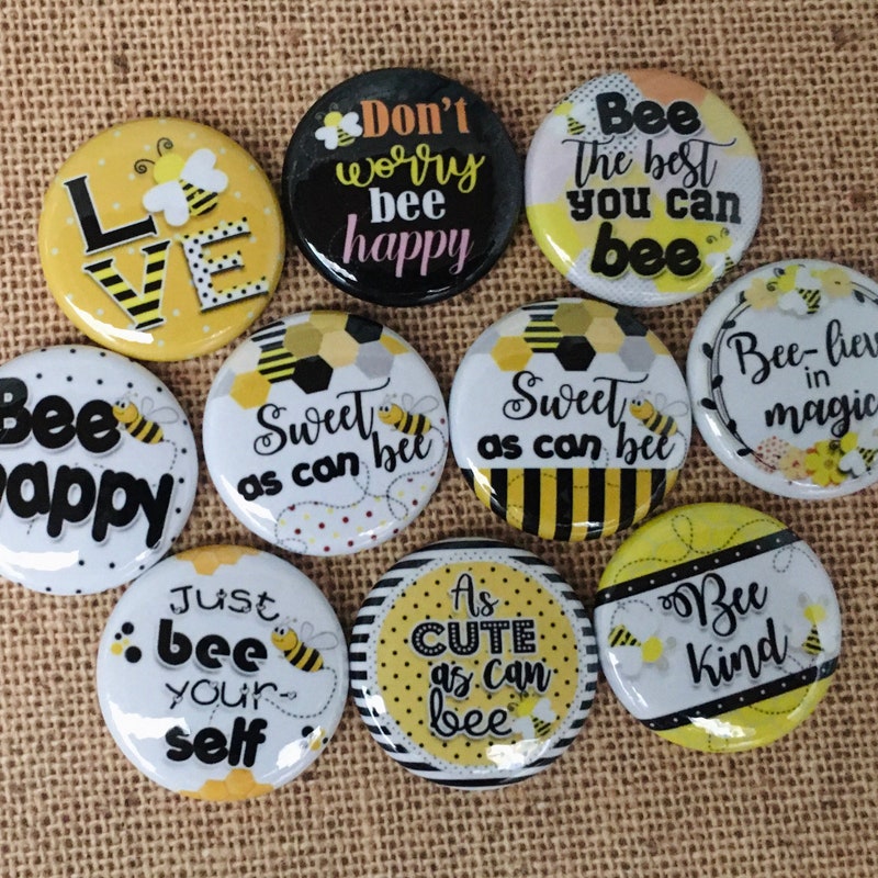 Bee Buttons - Etsy