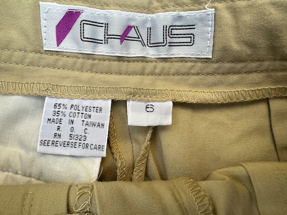 Tan pleated pants - Gem
