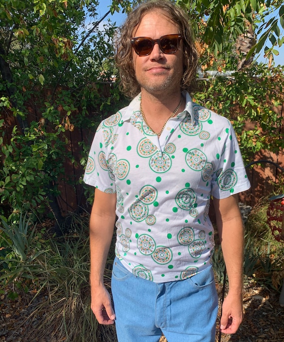 70s mens polo - Gem