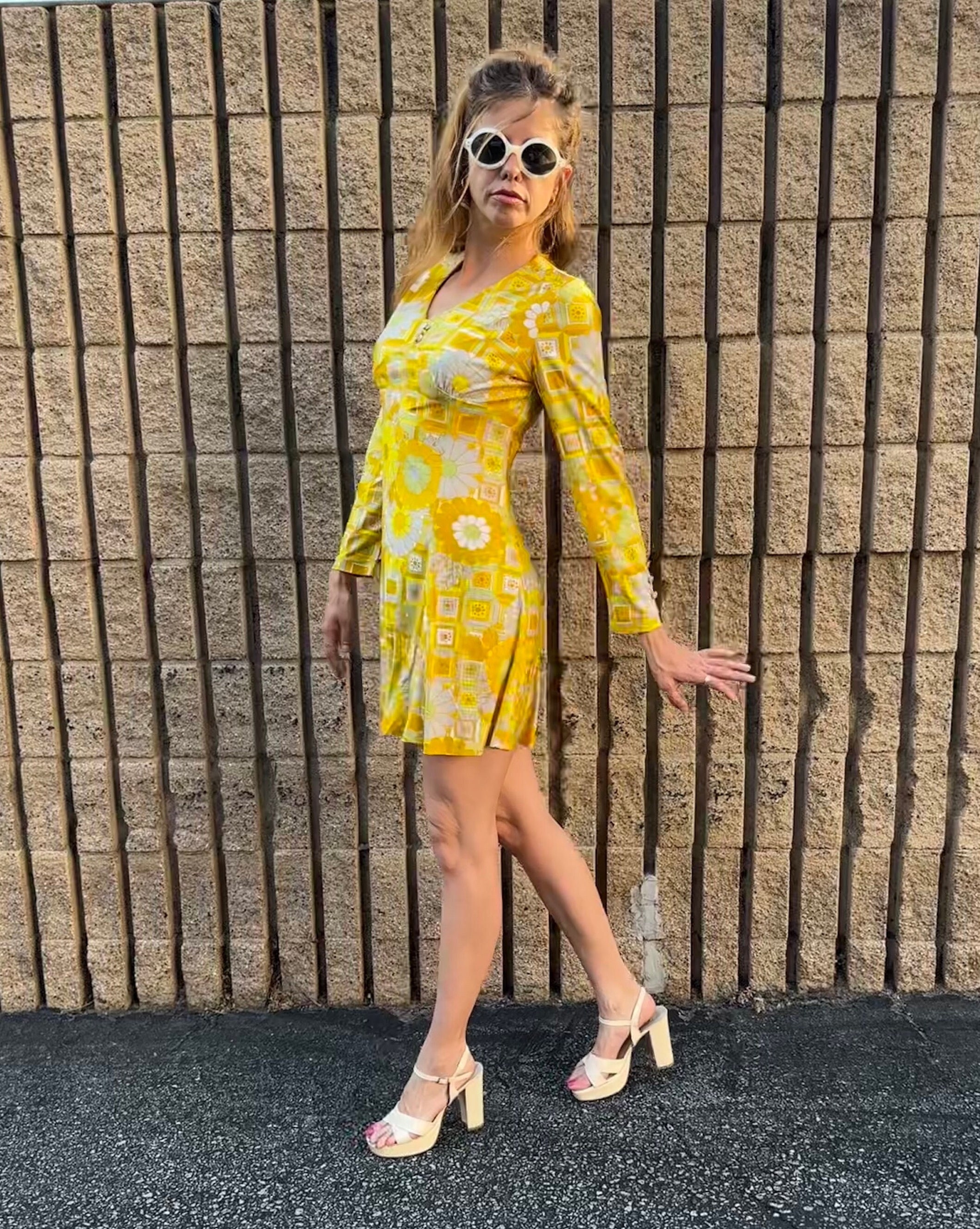 70s Mellow Yellow Mini - Etsy