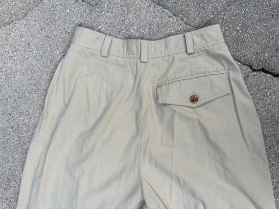 Tan pleated pants - Gem