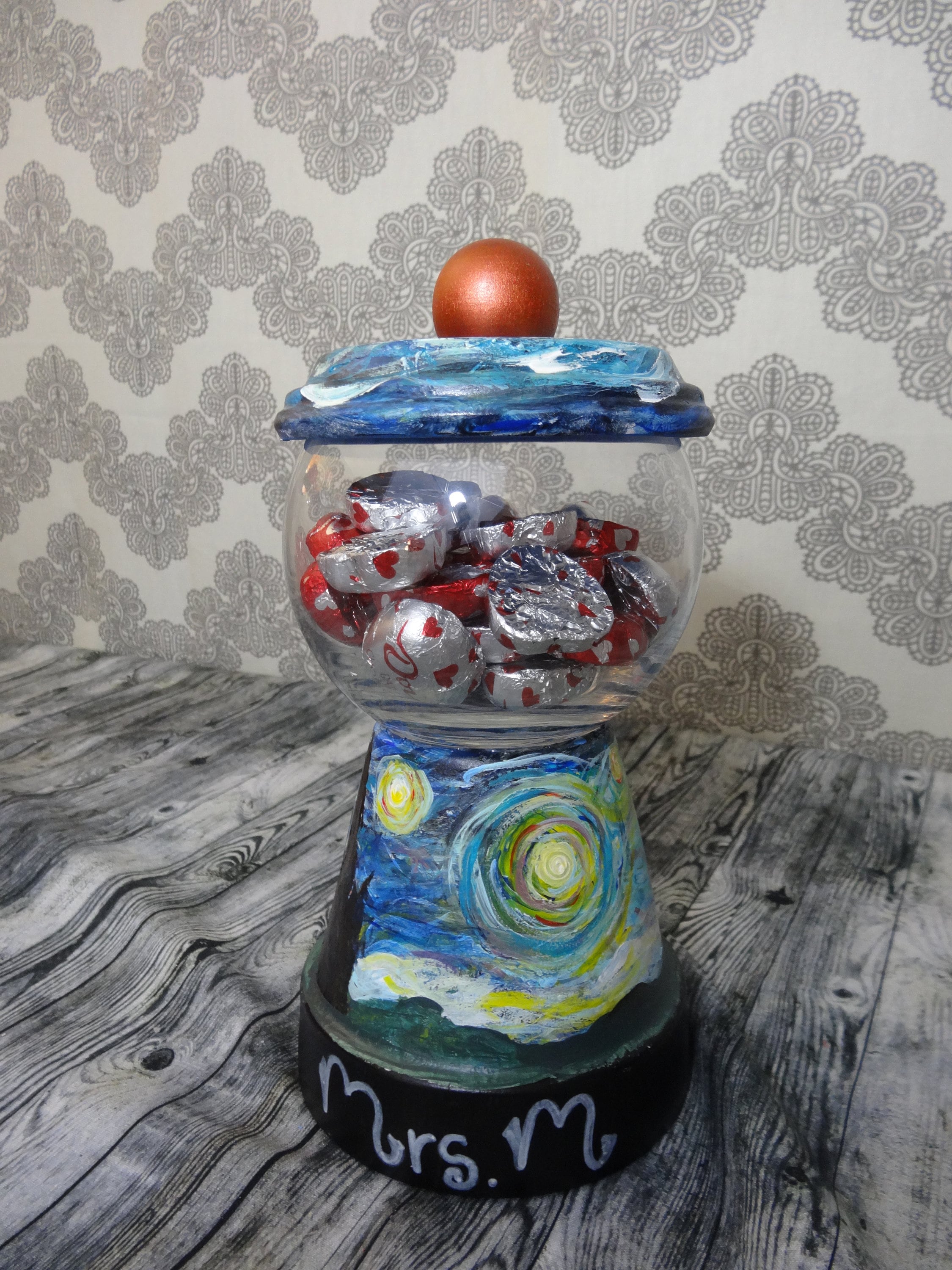 Candy Dish-clay Pot-custom Candy Jar-candy Bowl- Home Decor-clay Jar ...
