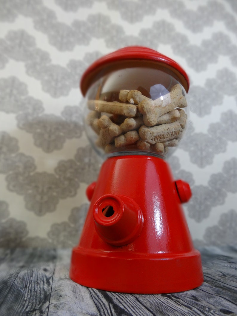 Clay Jar Candy Dish; Dog Treat Jar; Candy Bowl; Pet Treat Bowl; Fire ...
