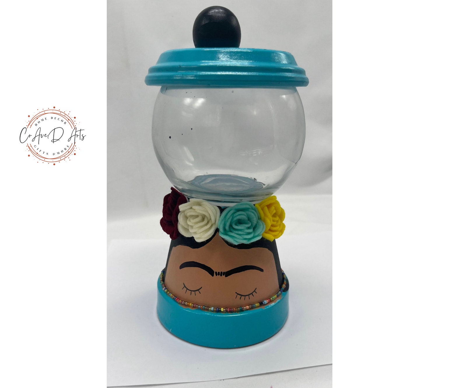 Candy Dish-clay Pot-custom Candy Jar-candy Bowl- Home Decor-clay Jar ...