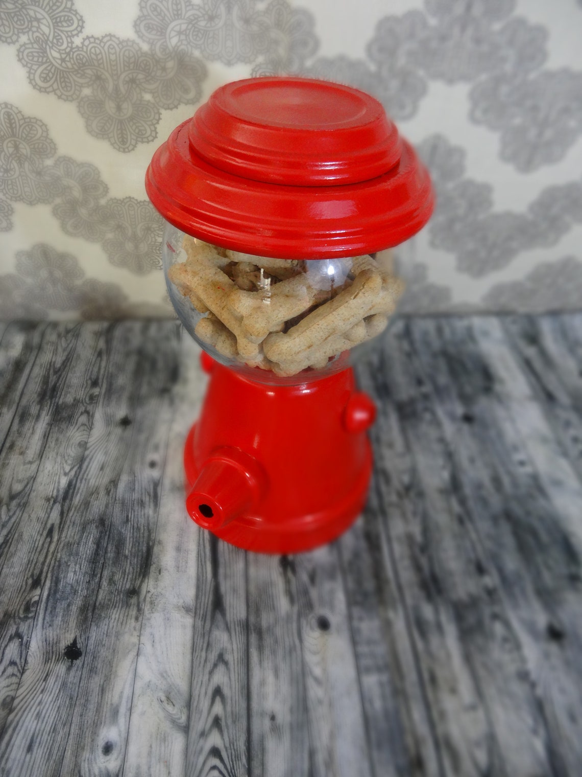 Clay Jar Candy Dish; Dog Treat Jar; Candy Bowl; Pet Treat Bowl; Fire ...