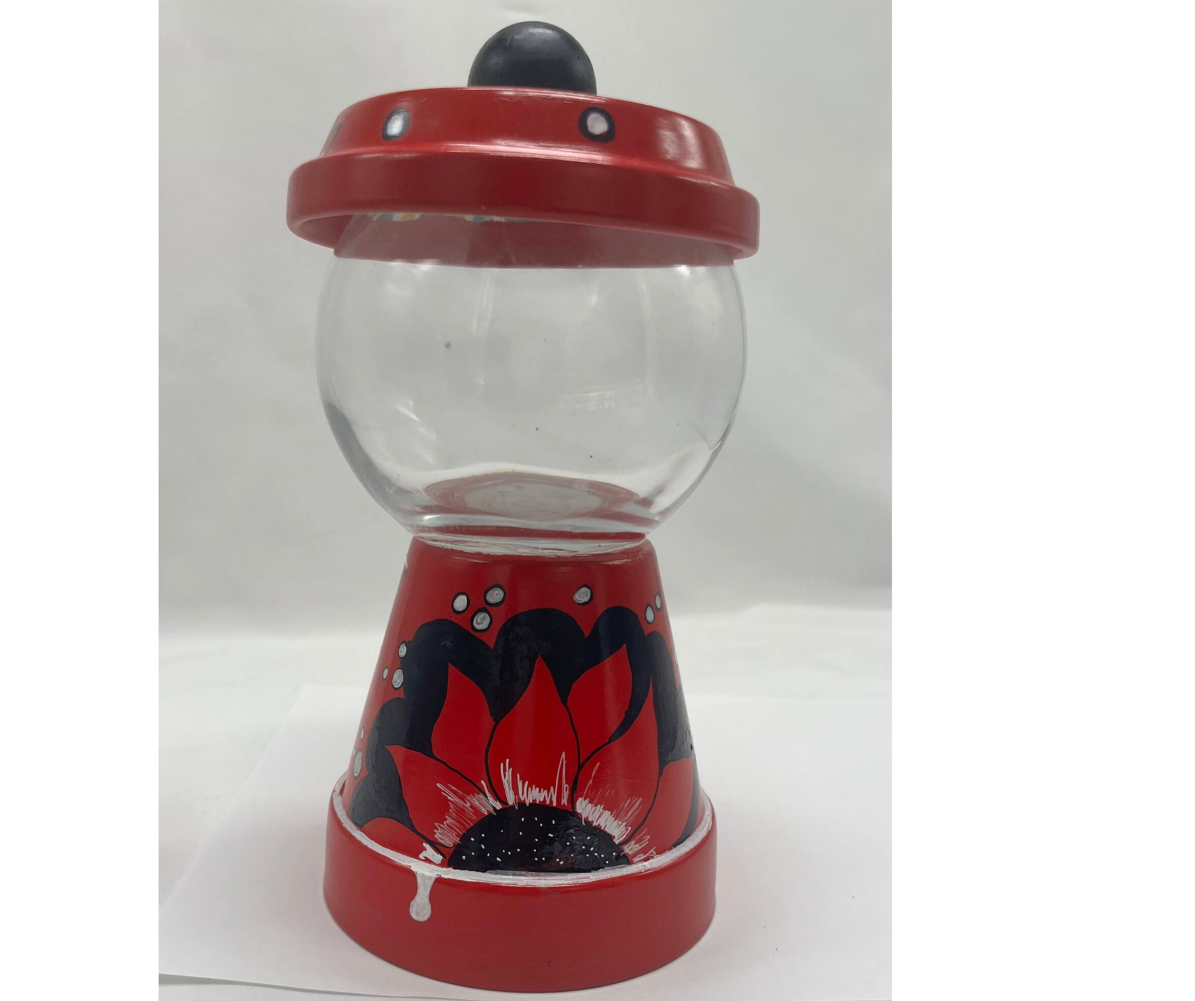 Candy Dish-clay Pot-custom Candy Jar-candy Bowl- Home Decor-clay Jar ...