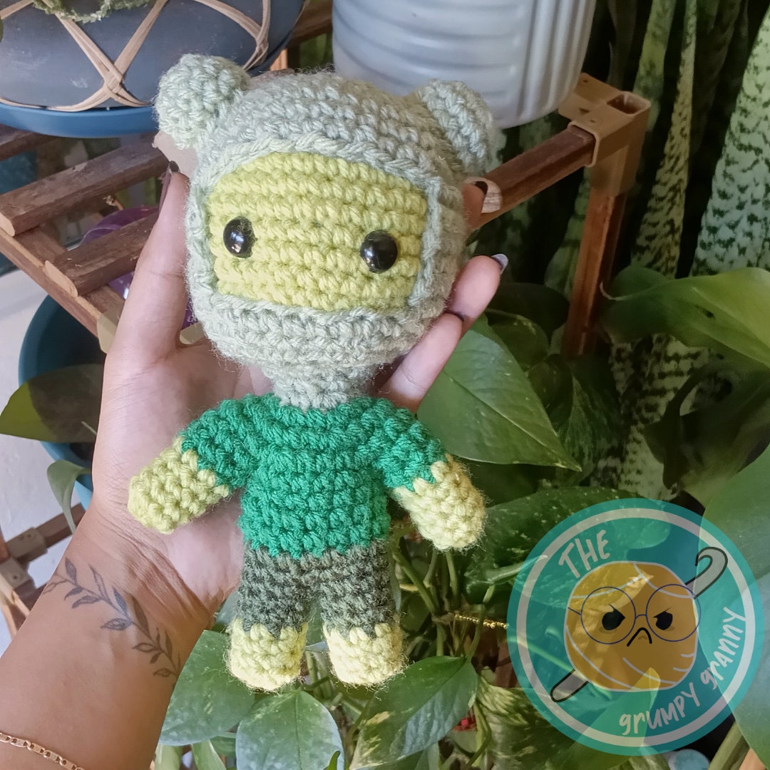 Lil Grass Fin Fern Crochet Amigurumi Doll // Adventure Time // Neuro ...