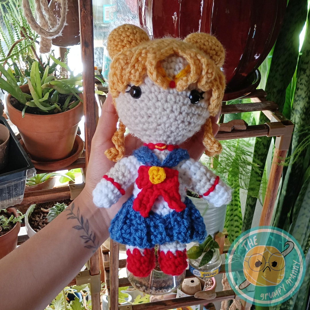 Usagi Crochet Amigurumi Doll Sailor Moon / Kawaii Sugoi Gifts / Fandom ...