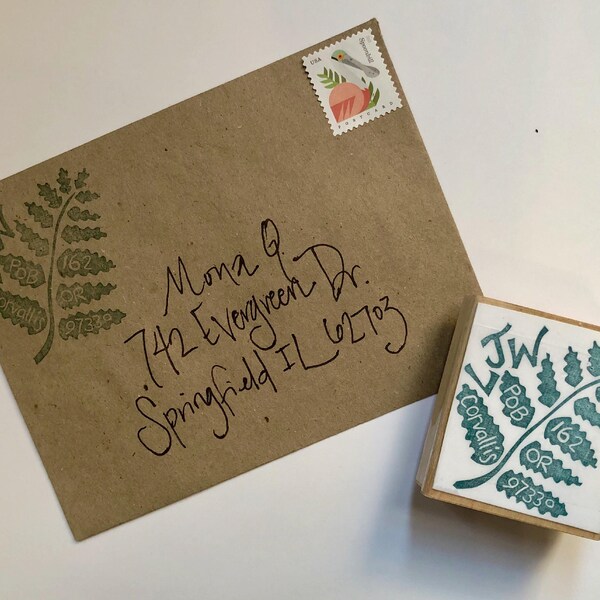 Fern Stamp - Etsy