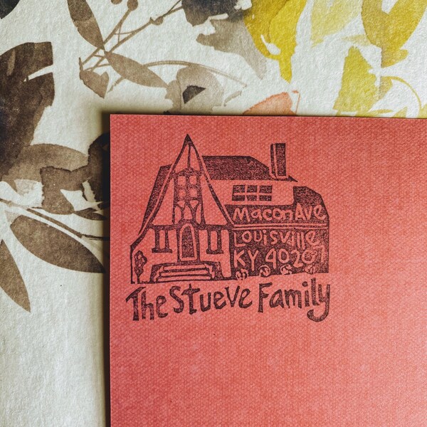 House Stamp - Etsy