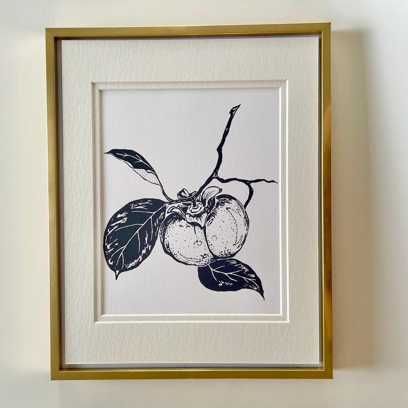 Persimmon Fruit Season - Etsy