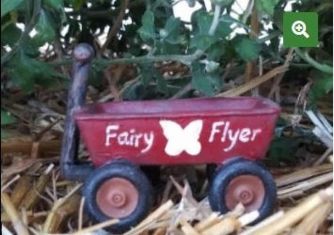 Mini Fairy Flyer Red Wagon - Etsy