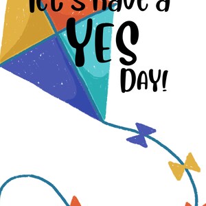 Let's Have A Yes Day! Family Fun, Printable, Gift, Yes Day - Etsy