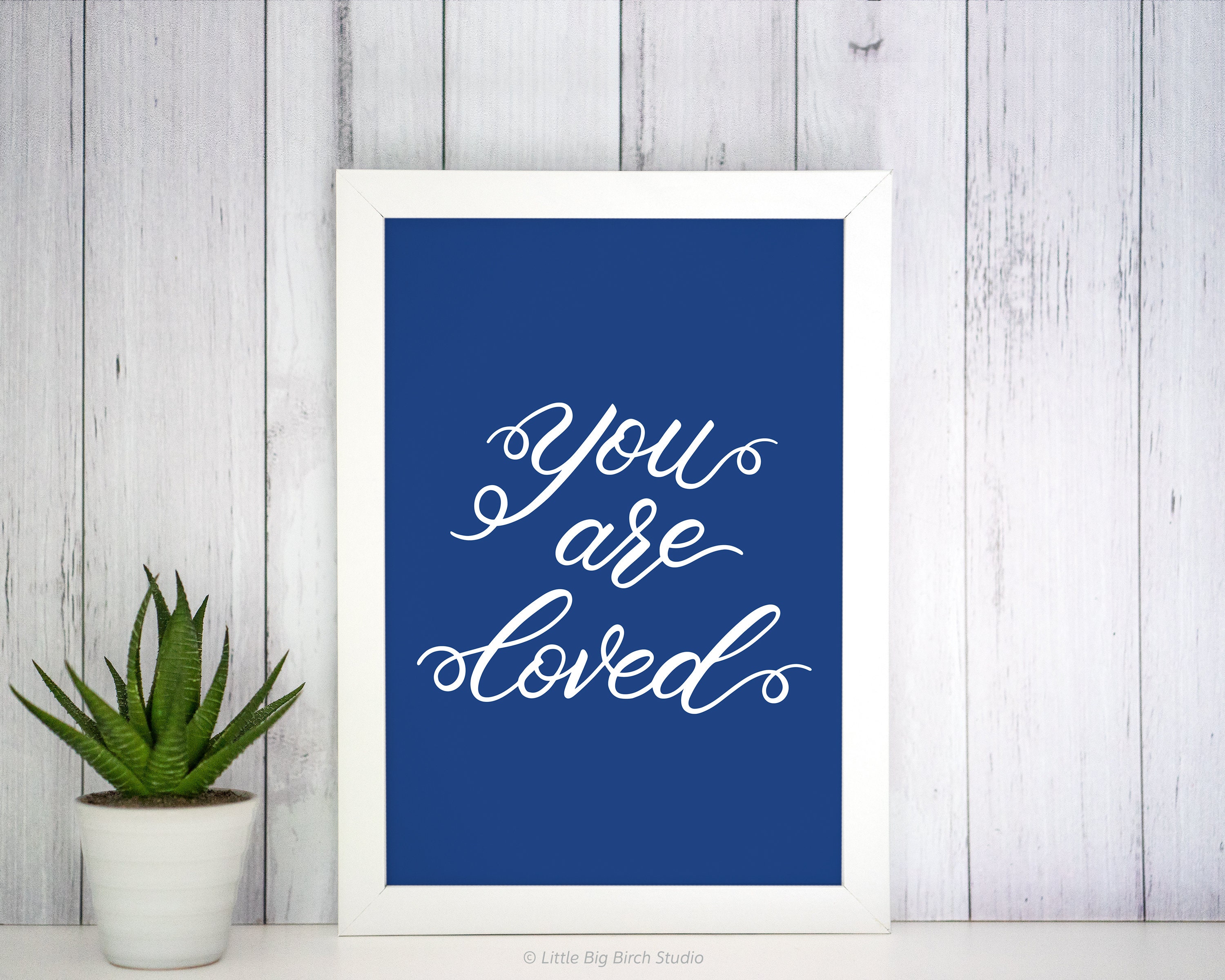 You Are Loved Printable Digital Download Hand Lettered Wall - Etsy