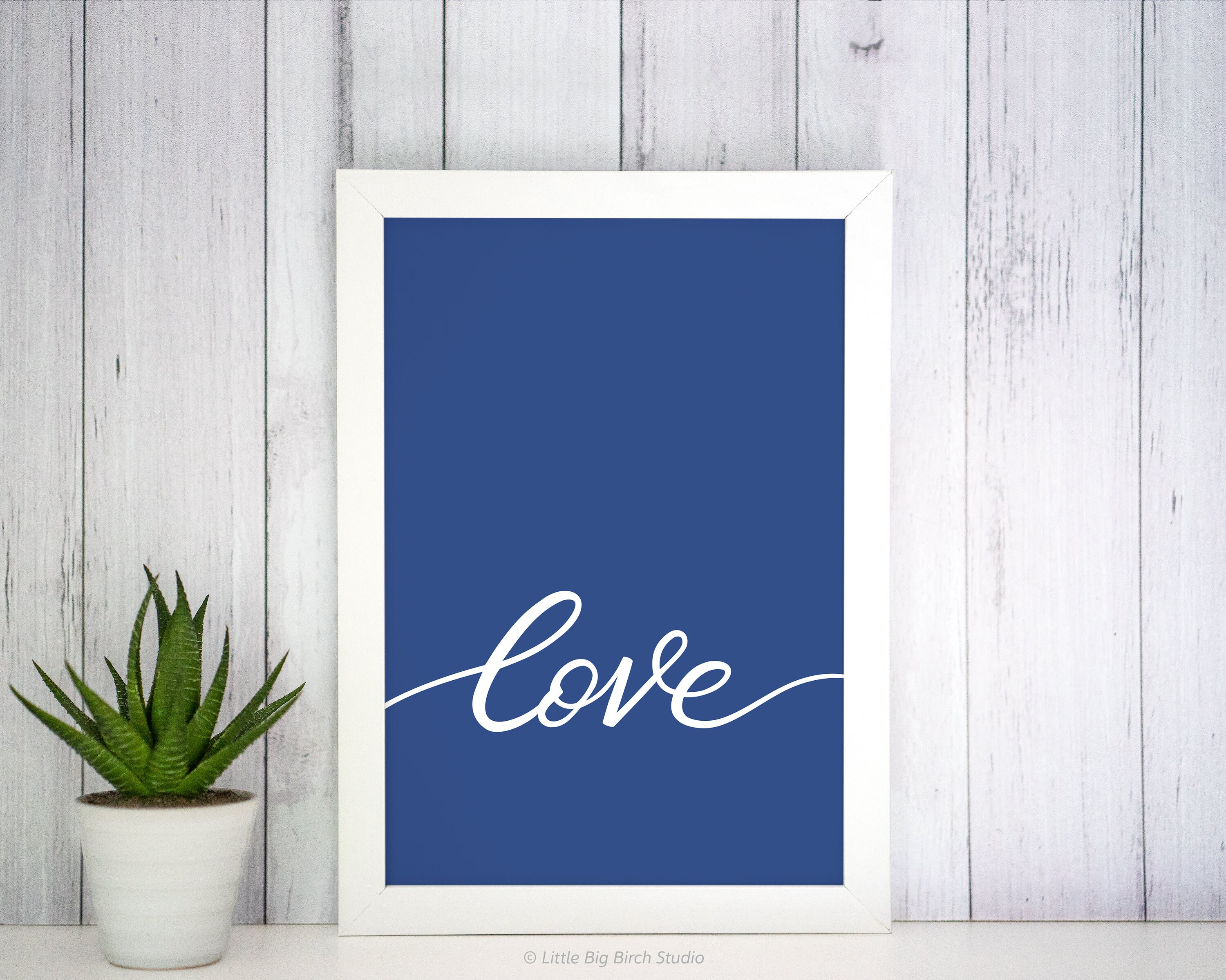 Printable Love Poster, Digital Download, Hand Lettered Wall Art, A4, A3 ...