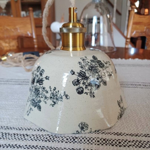 Ceramic Light Fixture - Etsy