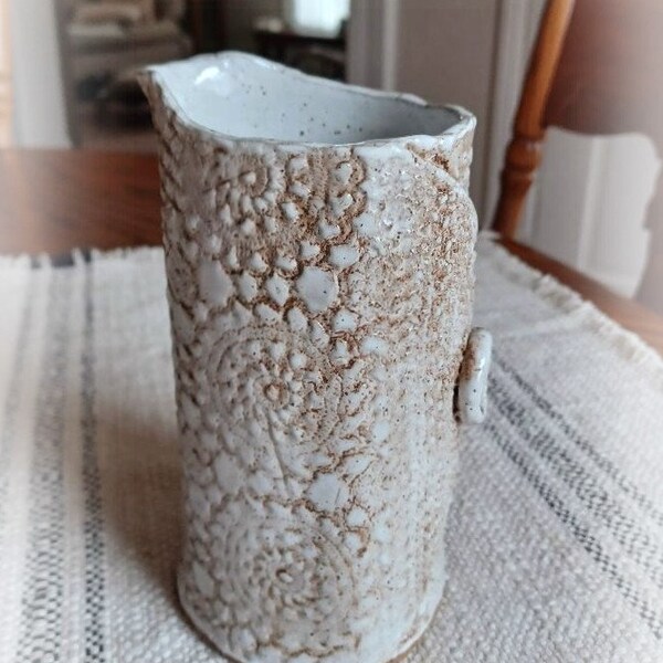 Lace Pottery - Etsy