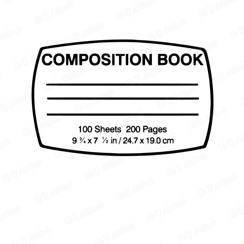 Composition Notebook - Etsy