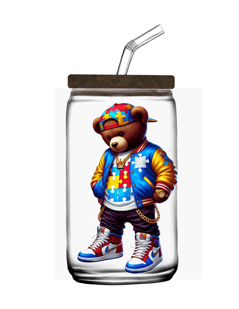 Autism Bear Awareness PNG Bundle 12 PNG Files Instant Download Puzzle ...
