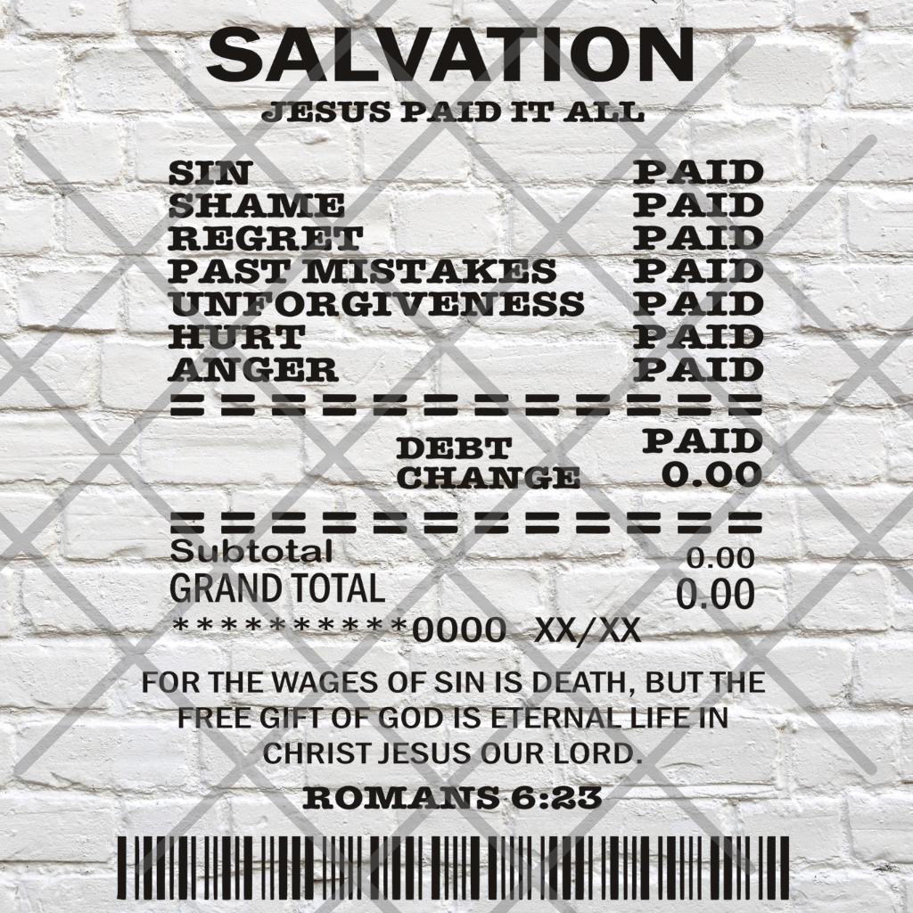 Salvation SVG PNG JPG Christian Religious Inspirational Promises of God ...
