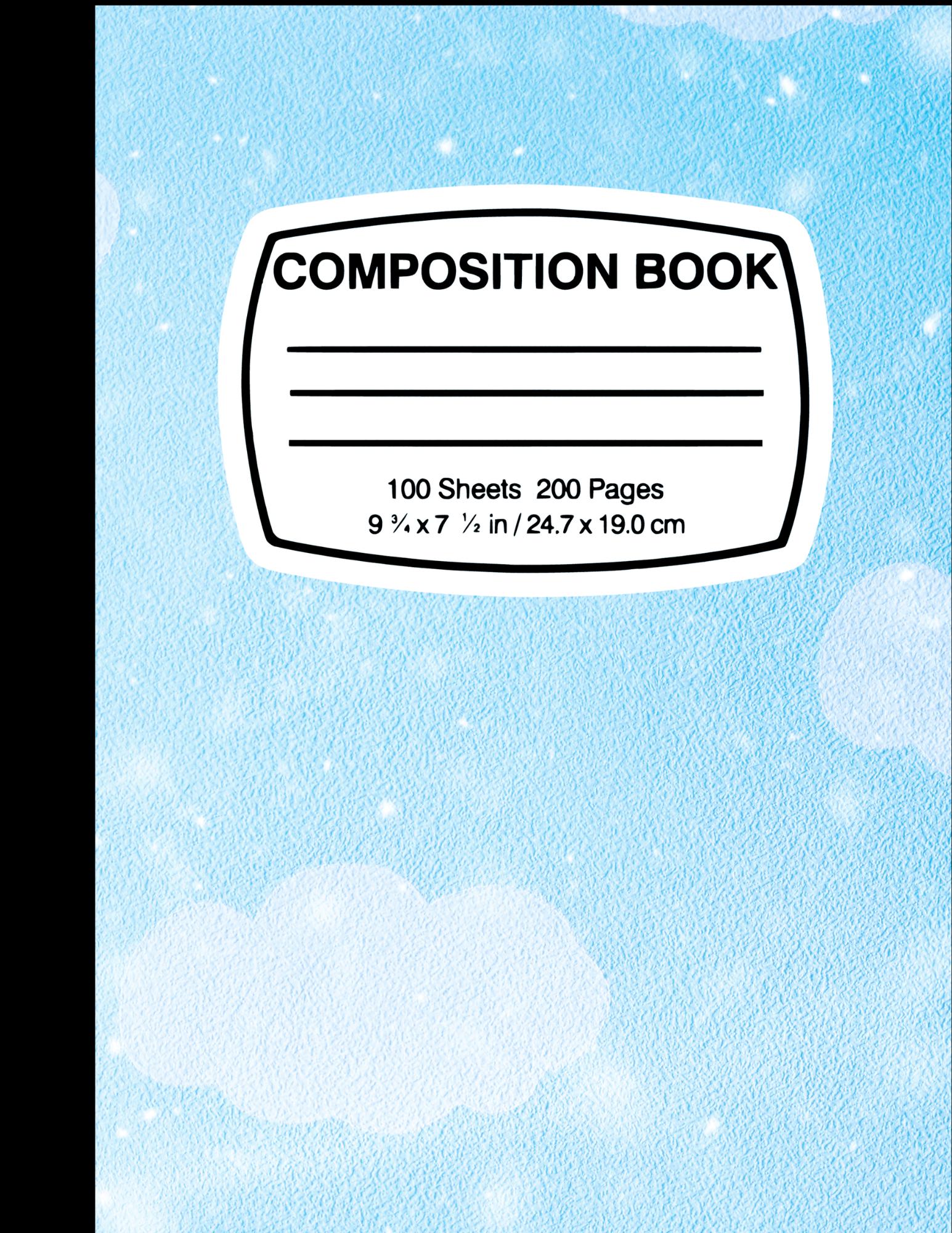 Composition Book Cover PNG, Journal Print (digital Download) - Etsy