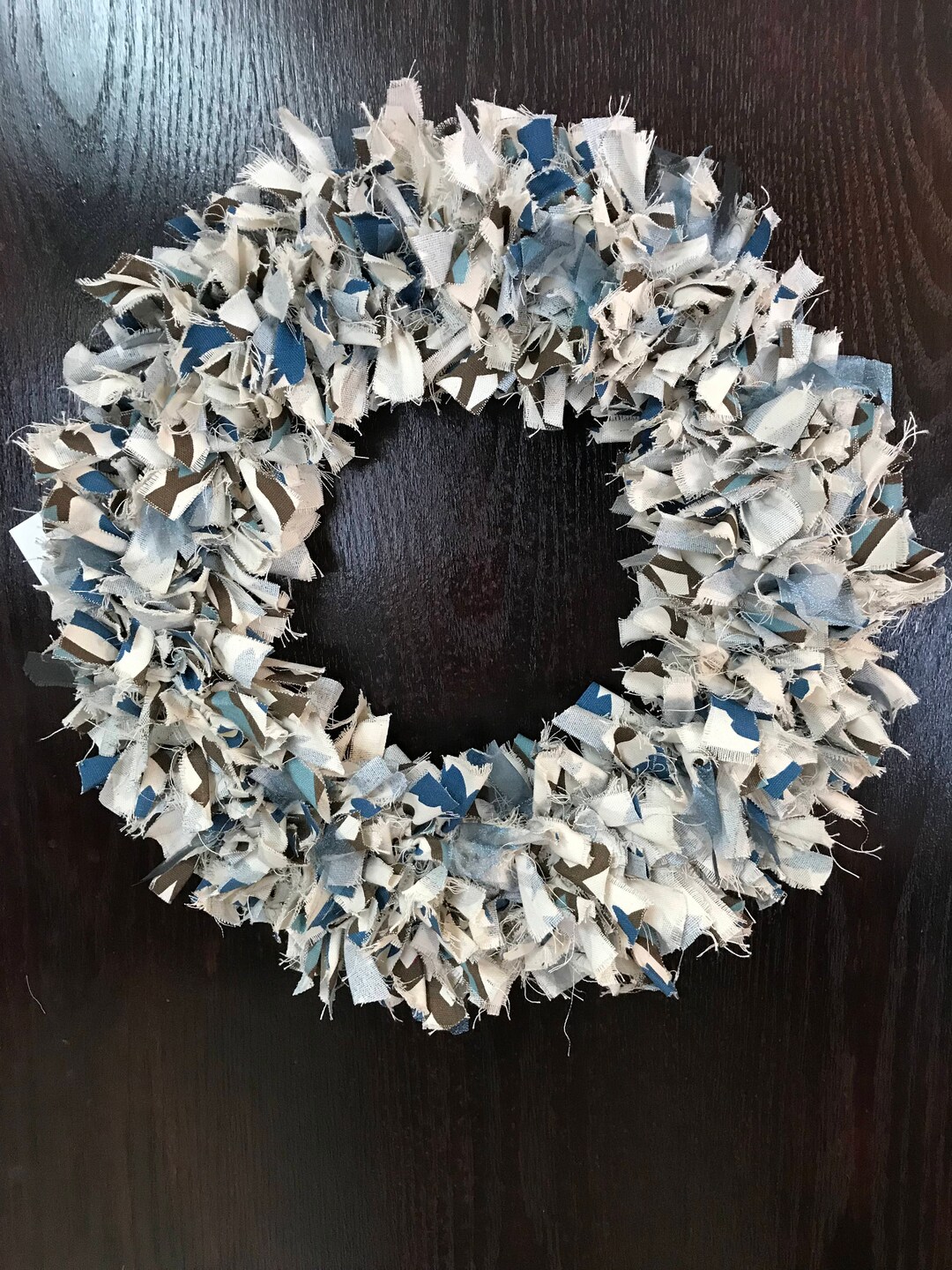 Ho la corona di straccio del blu - Etsy Italia