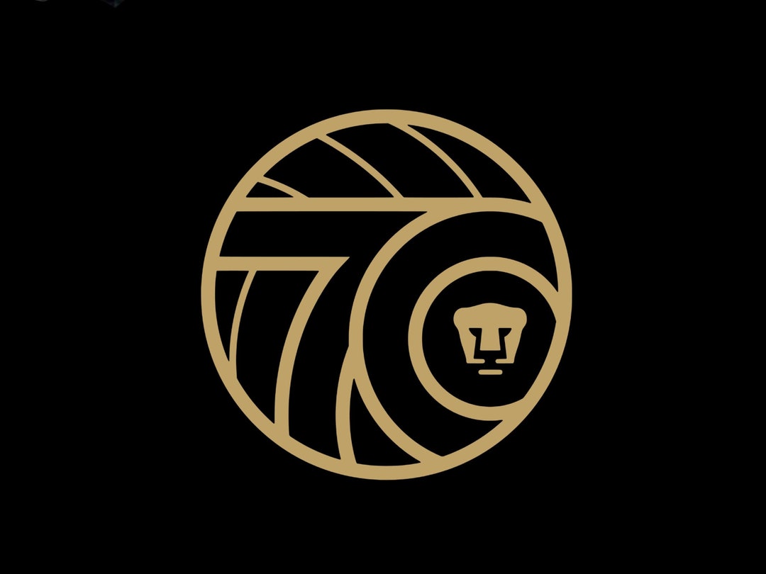 PUMAS 70 Años Vinyl Sticker Pumas Unam Sticker Decal / Car Decal Mirror ...