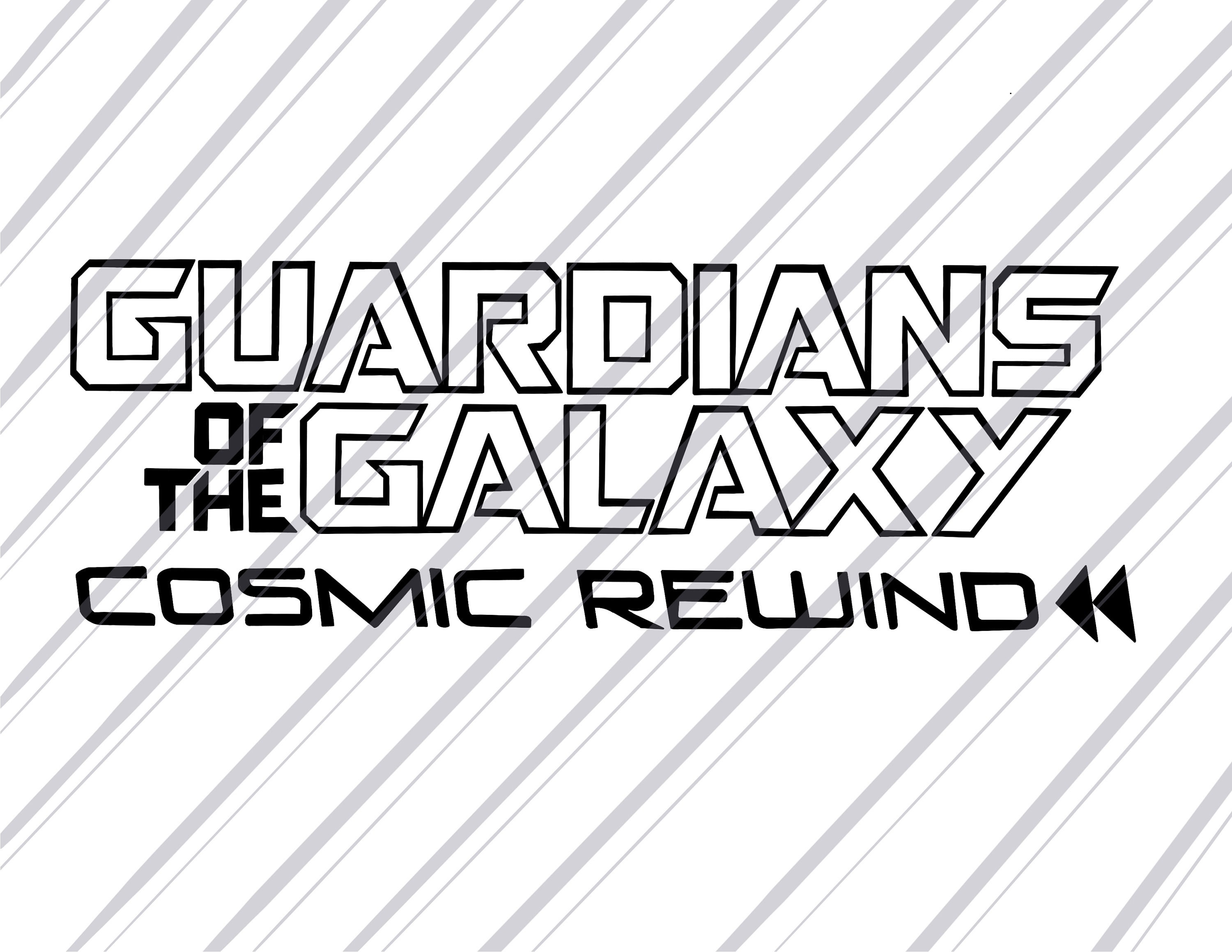 Guardians of the Galaxy Cosmic Rewind SVG File for Cricut - Etsy