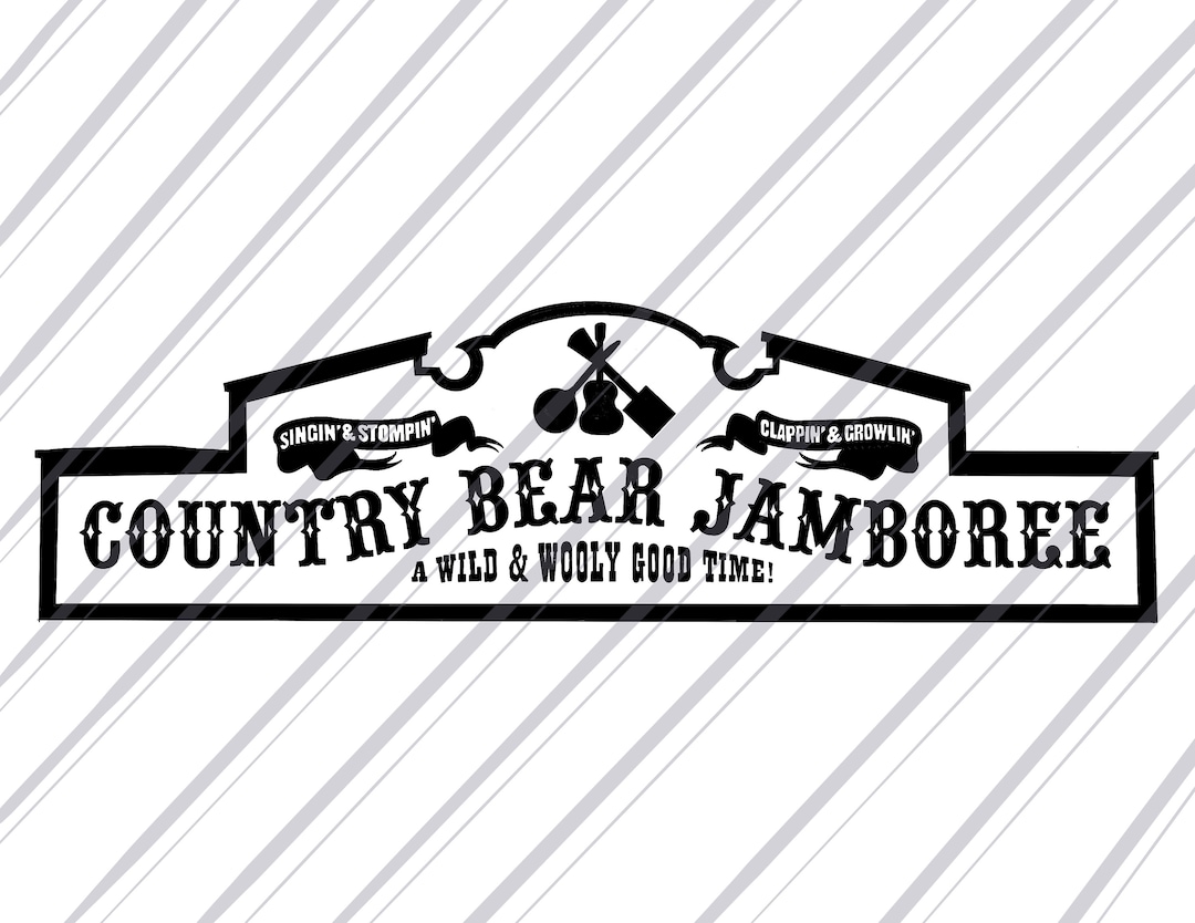Country Bear Jamboree SVG File for Cricut - Etsy