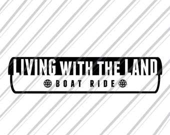 Living With the Land SVG Easy Cut File for Cricut, Layered by Colour ...