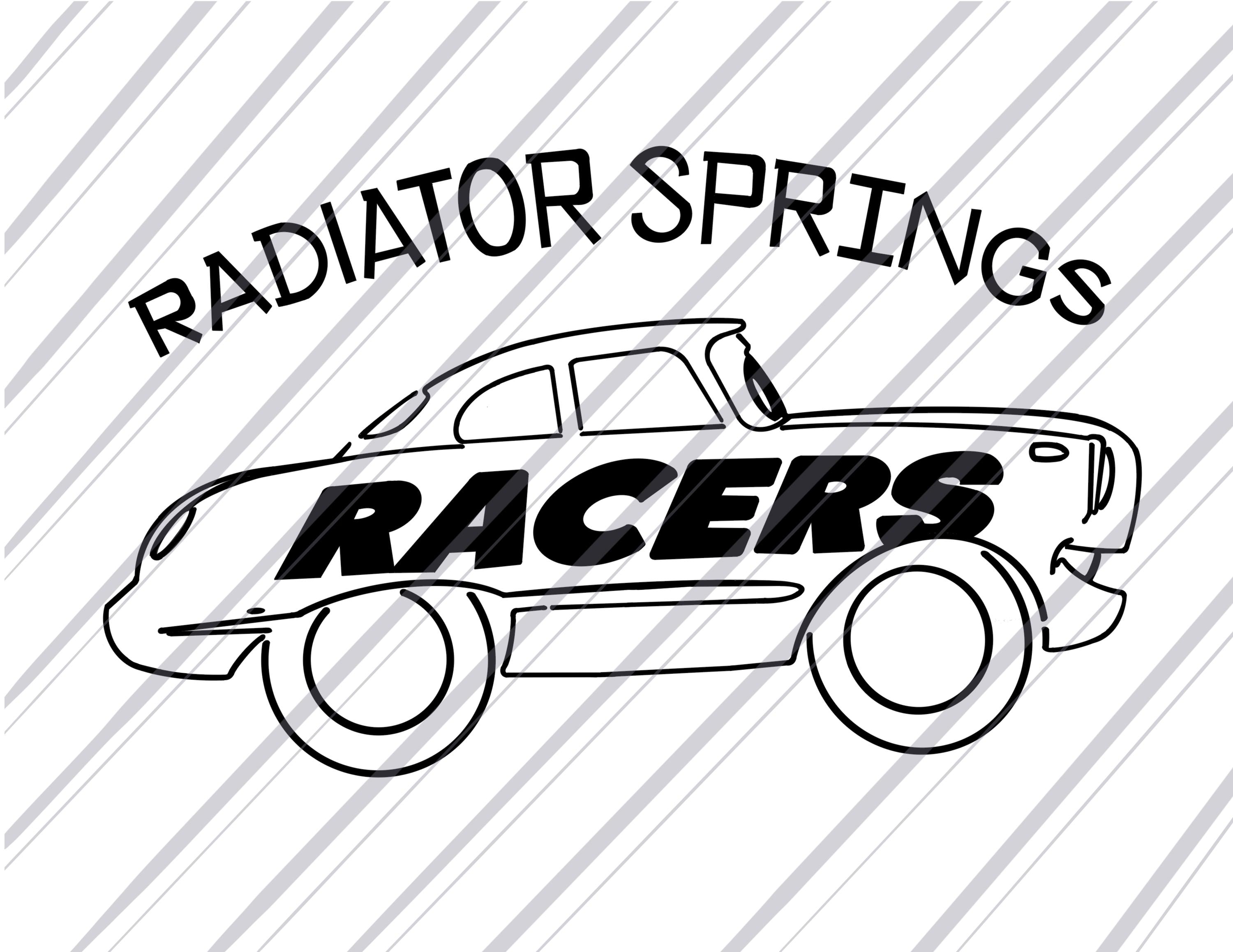Radiator Spring Racers SVG File for Cricut - Etsy