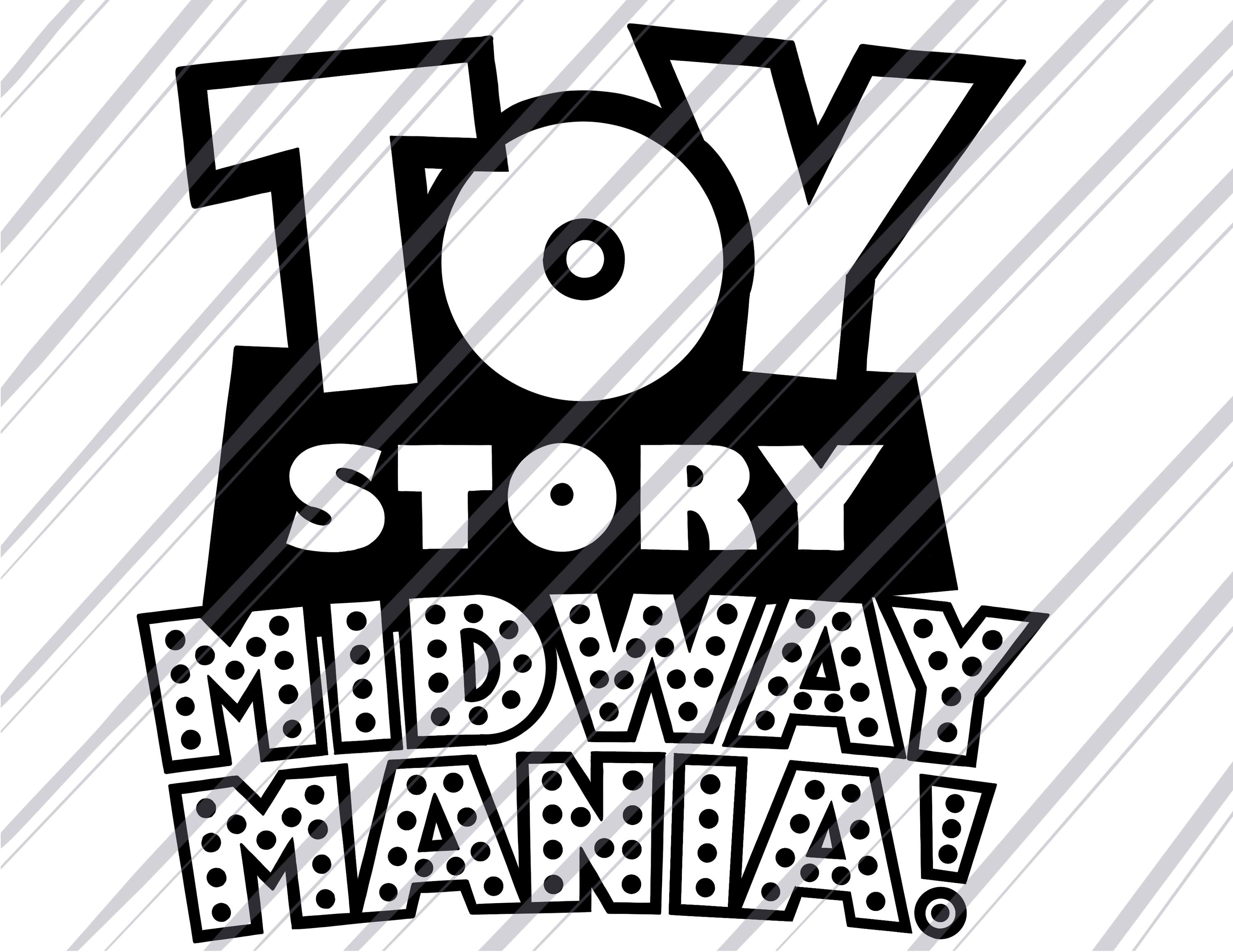 Toy Story Midway Mania SVG File for Cricut - Etsy