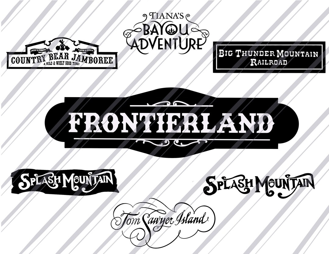 PACK: Frontierland SVG Pack of 7 Files for Cricut - Etsy